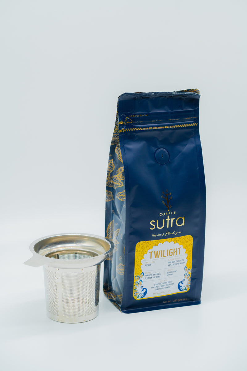 Twilight (Premium Coffee Blend) & Filtro | Coffee Sutra